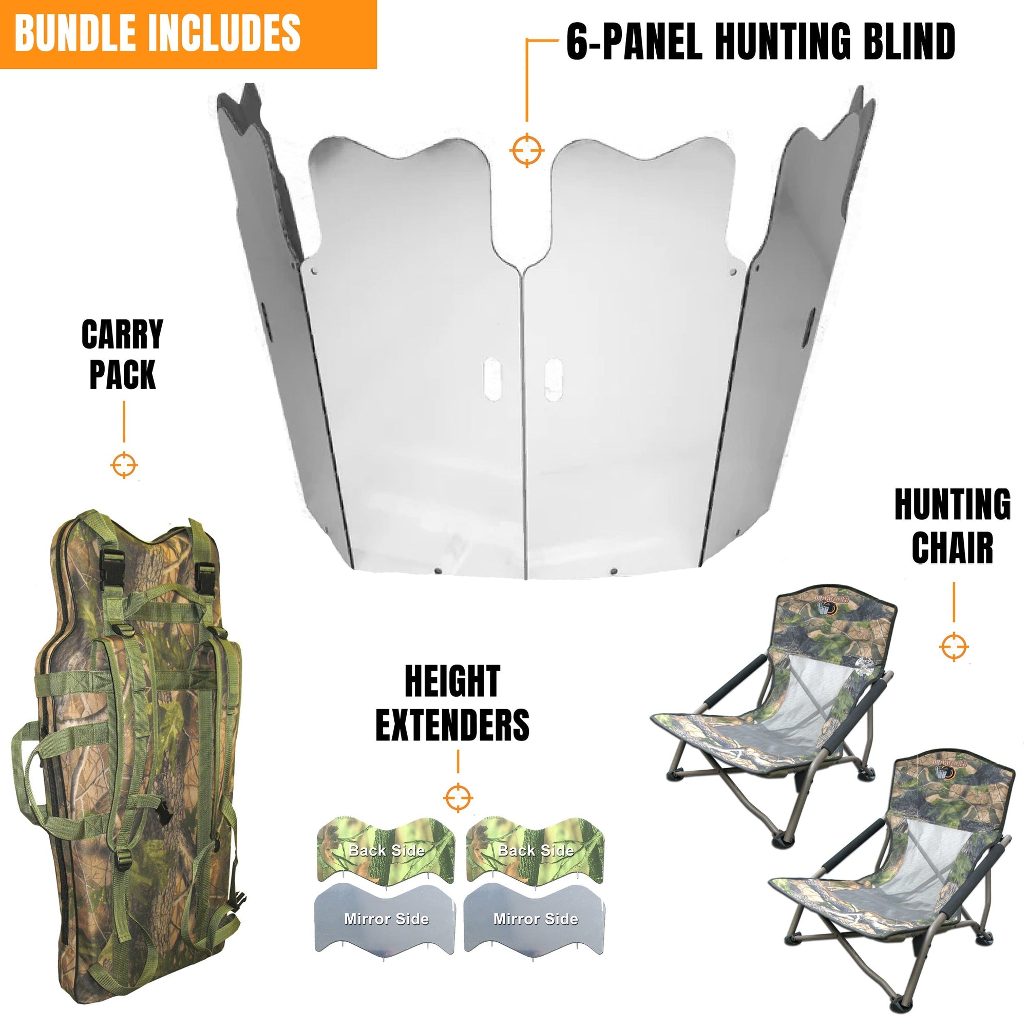GhostBlind Phantom 35" | Ground Hunting Blind | Turkey Blind | Deer ...