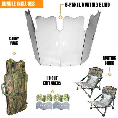 GhostBlind Phantom 35" | Ground Hunting Blind | Turkey Blind | Deer Blind - Shadow Hunter Blinds