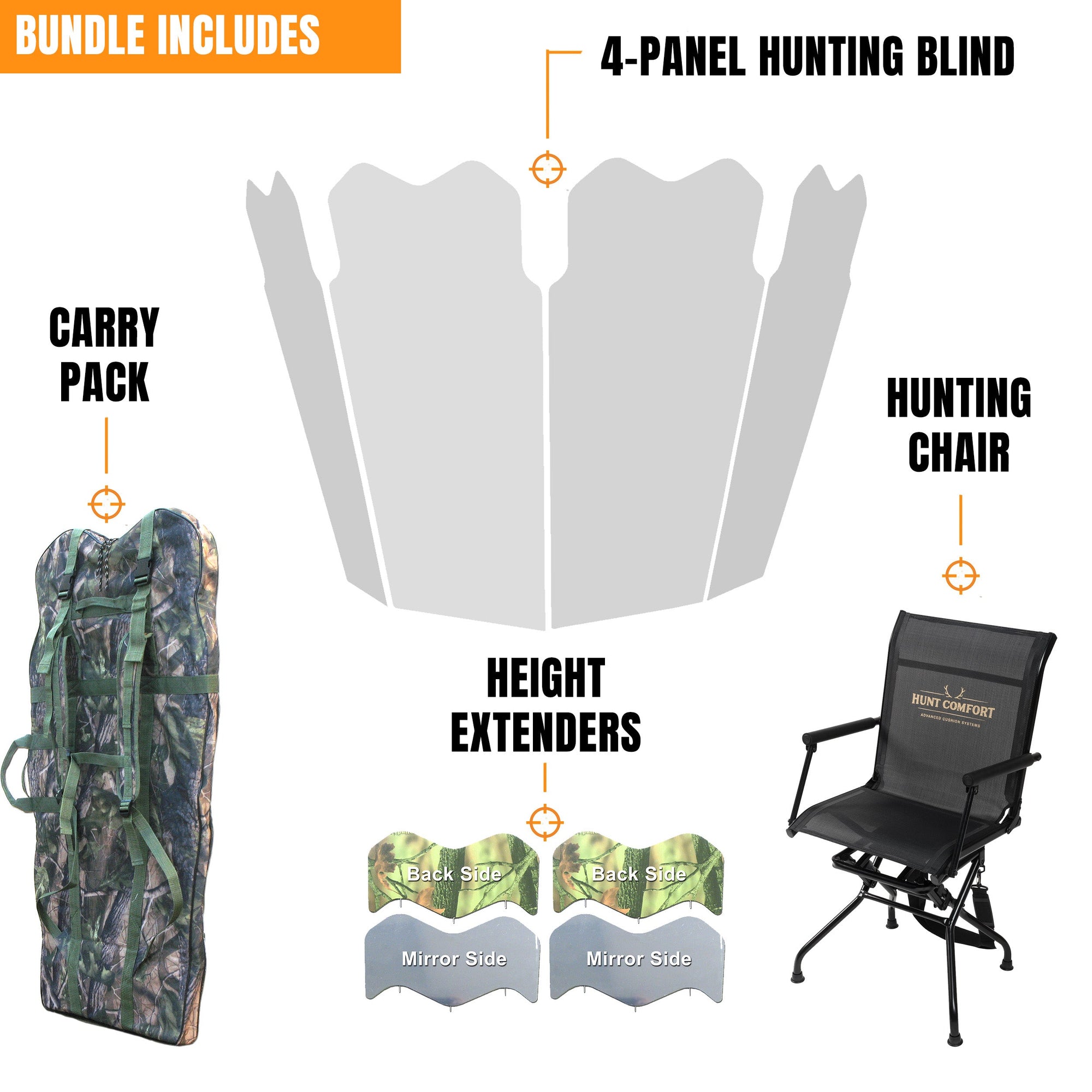 GhostBlind Predator 46" | Ground Hunting Blind | Turkey Blind | Deer ...