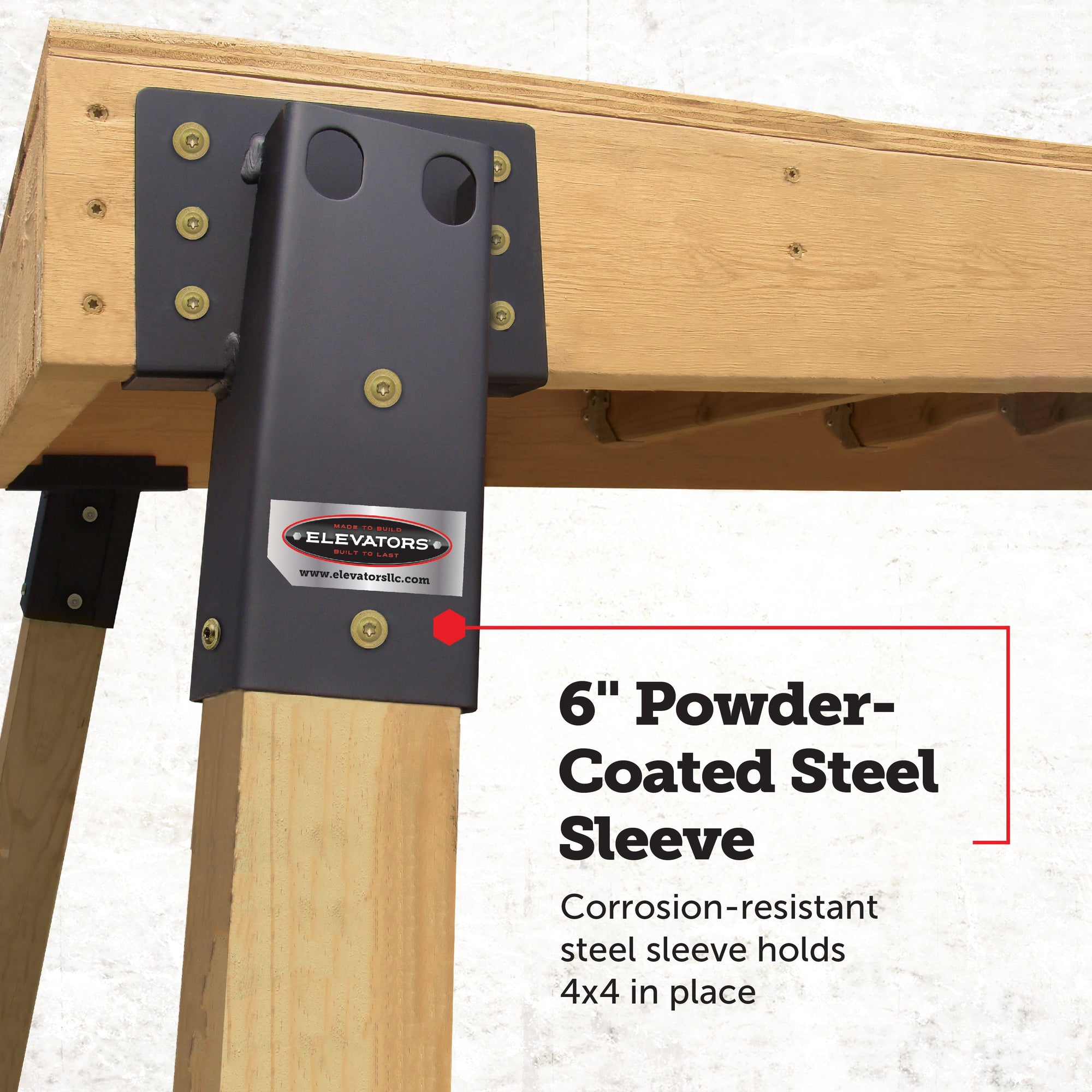 Elevators 4 x 4 Compound Angle Brackets - E1088X Includes Hardware ...