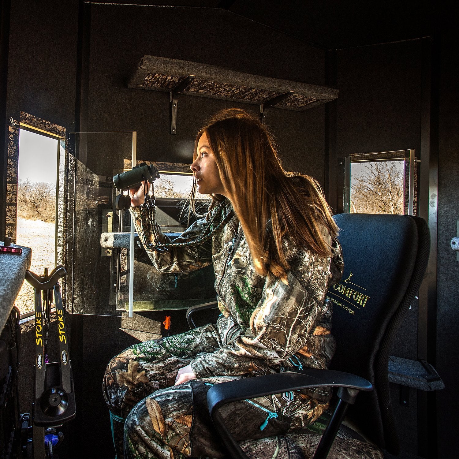 Deluxe Hunting Chair - Office Chair - Shadow Hunter Blinds