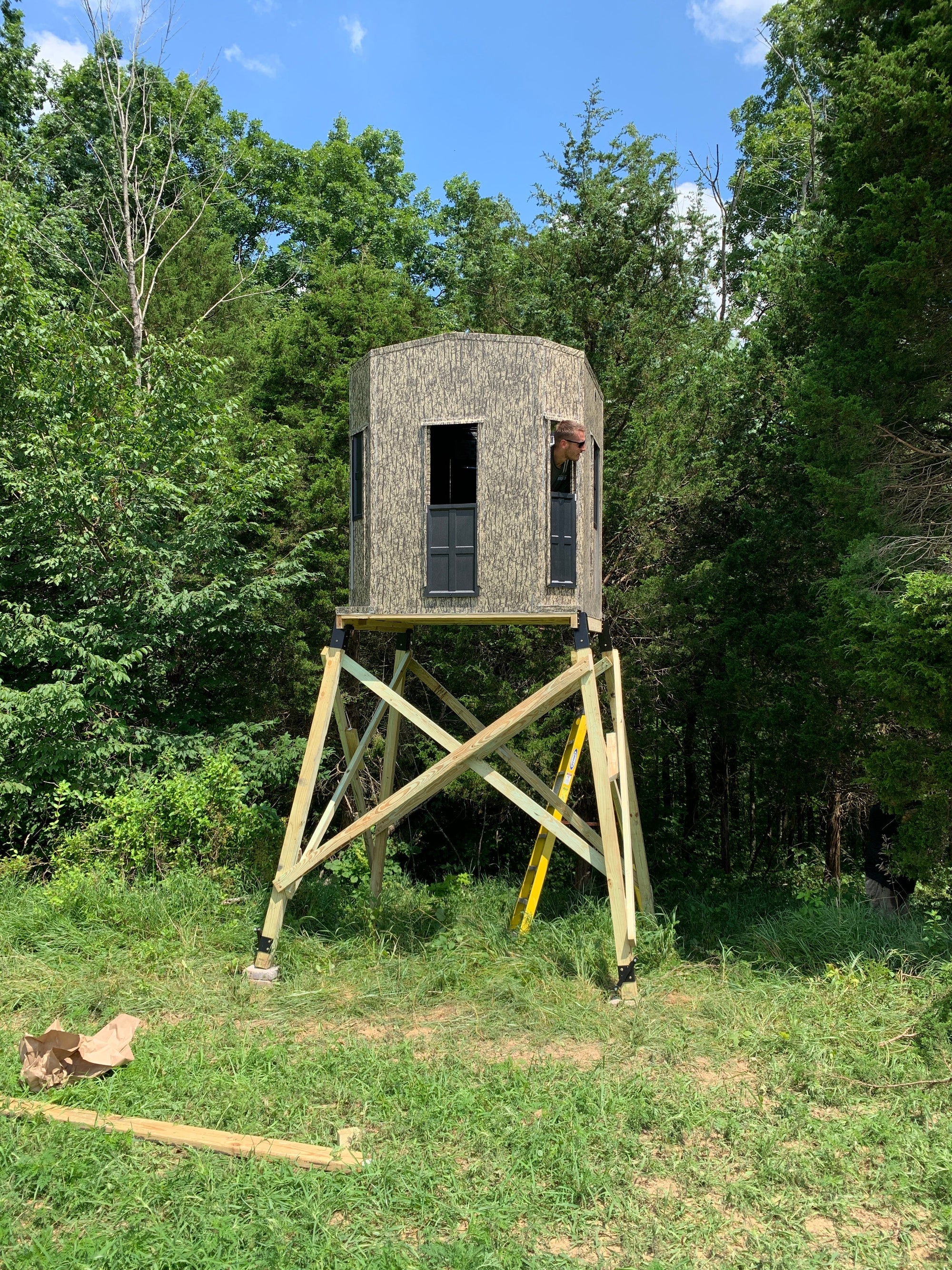 Archer Hunting Blinds - Marksman 6x6 Archery Hunting Blind | Deer Blind ...
